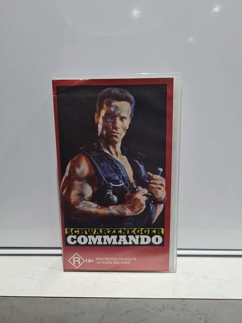 COMMANDO VHS 1985 1993 Arnold Schwarzenegger $38.00 - PicClick AU