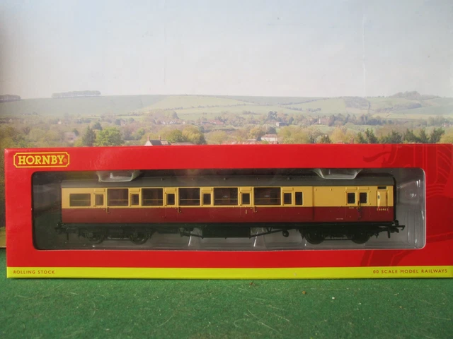HORNBY MAUNSEL BRAKE Composite Coach Br Crimson/Cream 'S6644S'. Cat No ...