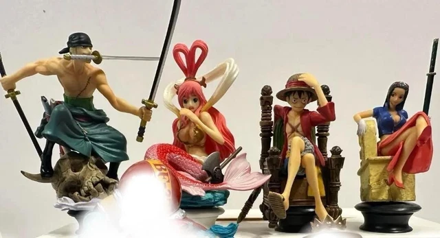 ONE PIECE CHESS Piece Collection R Zoro Shirahoshi Luffy Robin 4 pieces ...