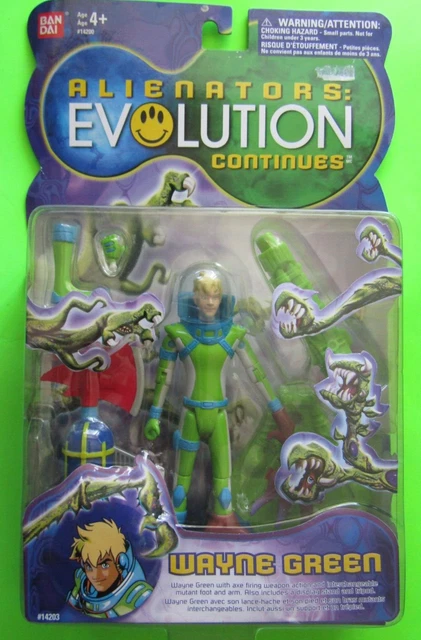ALIENATORS : EVOLUTION Continues - Wayne Green, Ban Dai 2001 $29.50 ...