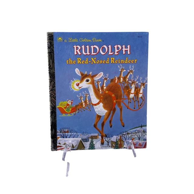 VINTAGE LITTLE GOLDEN Book Rudolph the Red-Nosed Reindeer Christmas ...