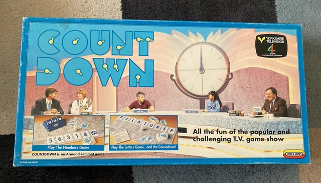 COUNTDOWN BOARD GAME Richard Whiteley Carol Vorderman 1993 Spears Games ...