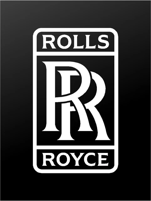 ROLLS-ROYCE LOGO VINYL decals laptop car sticker £4.15 - PicClick UK