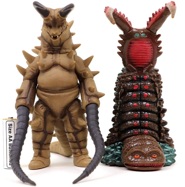 ULTRA MONSTER ULTRAMAN Kaiju GUDON 2006 & TWIN TAIL 1994 Sofvi ...