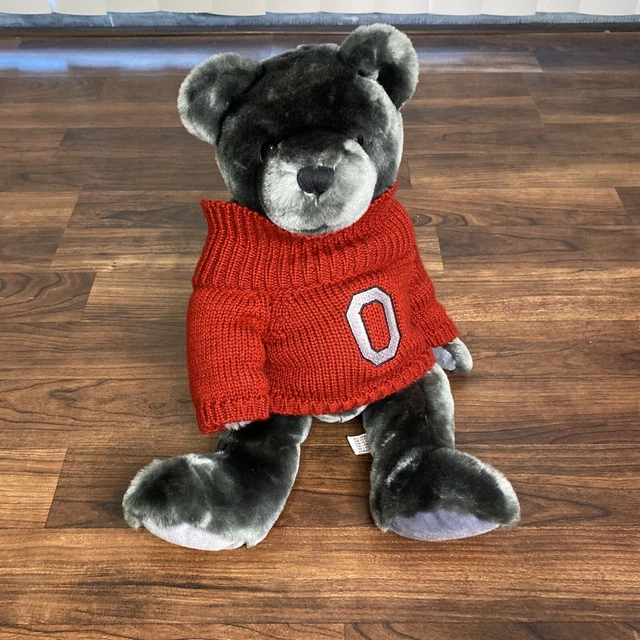 VINTAGE VELVETE BY Greek Hunter Ohio State Bear 8'' Stuffed Animal Toy ...