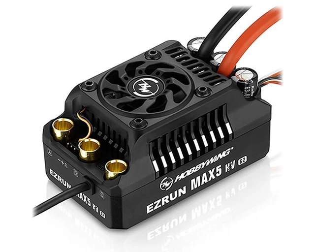 HOBBYWING EZRUN MAX5-HV G2 Esc 250A 6-12S Lipo Bec 8A 30104200 Modell ...