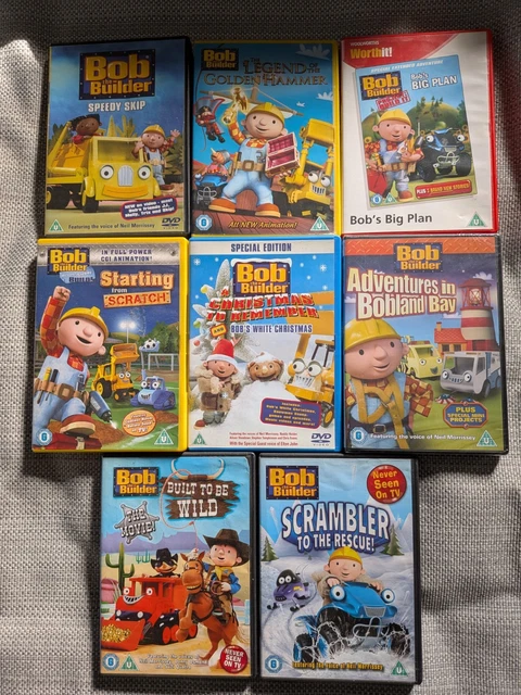 BOB THE BUILDER DVD Bundle X 8 TV Series Children Animated Family CBBC ...