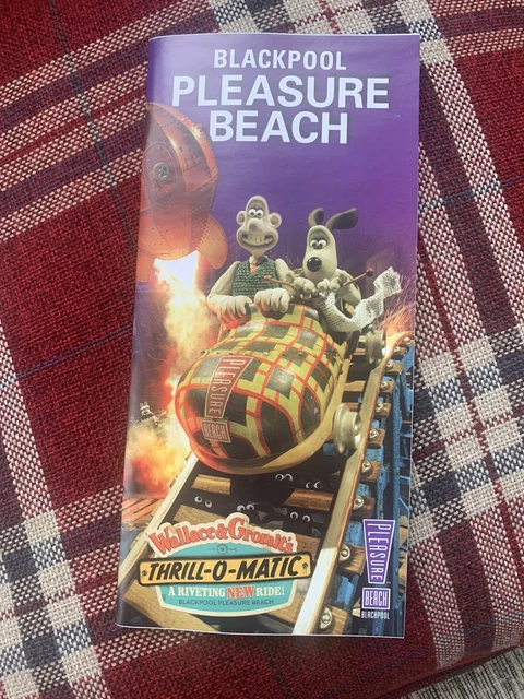 BLACKPOOL PLEASURE BEACH PARK GUIDE/ MAP 2010 roller coaster amusement ...