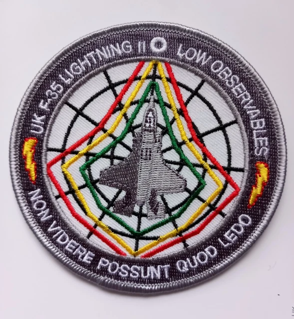 ROYAL AIR FORCE F-35B LIGHTNING II 617 SQN cloth patch £20.00 - PicClick UK