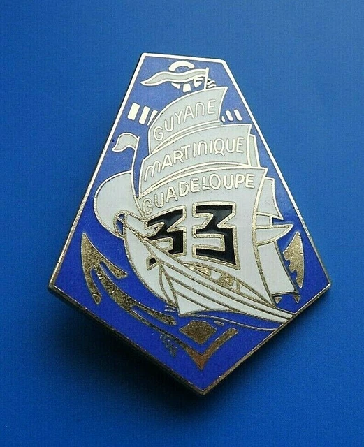 #1411# INSIGNE 33° REGIMENT D'INFANTERIE DE MARINE EUR 12,00 - PicClick FR