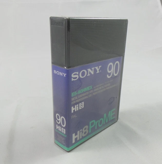 SONY PAL HI8/DIGITAL 8 Professional Metal Evaporated Cassette Tape (E5 ...