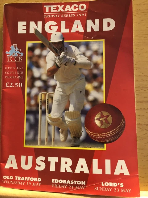 Programmes, Cricket Memorabilia, Sports Memorabilia - PicClick UK