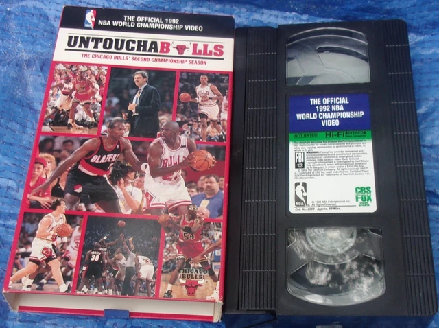 UNTOUCHABULLS 1992 NBA World Championship Video VHS Chicago Bulls ...