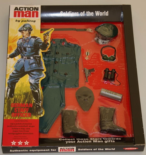 VINTAGE ACTION MAN 40th anniversary german staff officer card boxed £ ...