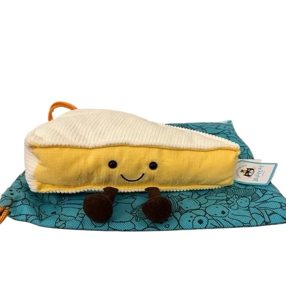 JELLYCAT ADORABLE BRIE Cheese: Plush Toy w/ Dust Bag New UK Quick ...