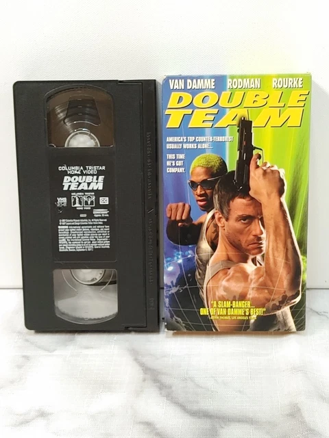 DOUBLE TEAM (VHS 1997) Jean-Claude Van Damme Dennis Rodman $1.99 ...