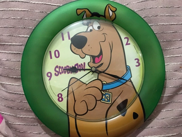 SCOOBY DOO 1999 hanna barbera/ bridgeway clock . working £11.99 ...