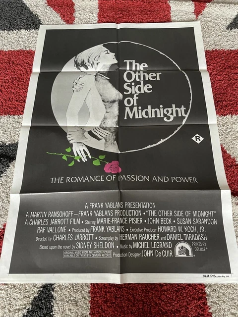 VINTAGE ORIGINAL MOVIE Cinema Poster One Sheet Other Side Of Midnight ...