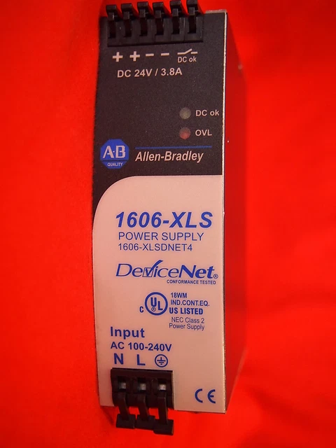 ALLEN BRADLEY 1606-XLSDNET4 Power Supply 1606-Xls Device Net $149.00 ...