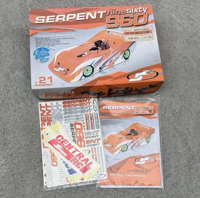 SERPENT 960 1/8 Racing RC Car OS RG Engine JUNK AS-IS High-Performance ...