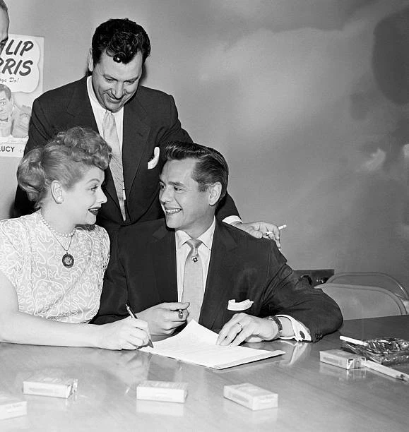 LUCILLE BALL AND Desi Arnaz - Hollywood, CA Actress Lucille Ba - 1953 ...