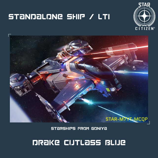 STAR CITIZEN - DRAKE CUTLASS STEEL - LTI - CCU'd - (Lifetime Insurance ...