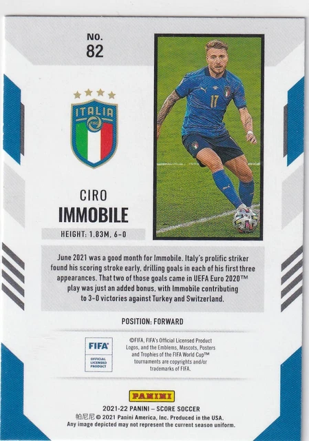PANINI FIFA SCORE 2021-22 Football Trading Cartes Carte Numéro 82 Ciro ...