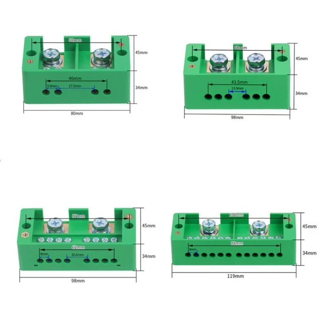 SINGLE PHASE TERMINAL Block Terminal Box Distribution Box Junction Box ...