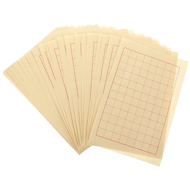 40 SHEETS CHINESE Calligraphy Paper with Grid-MI £6.65 - PicClick UK