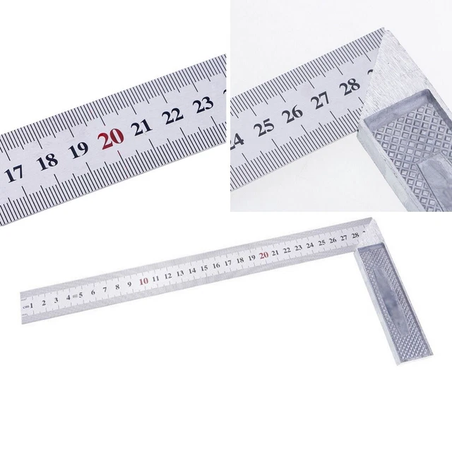 SQUARE RULER GAUGING Tools Heavy Gauge Right Angle Gauge 0-12 Inches ...