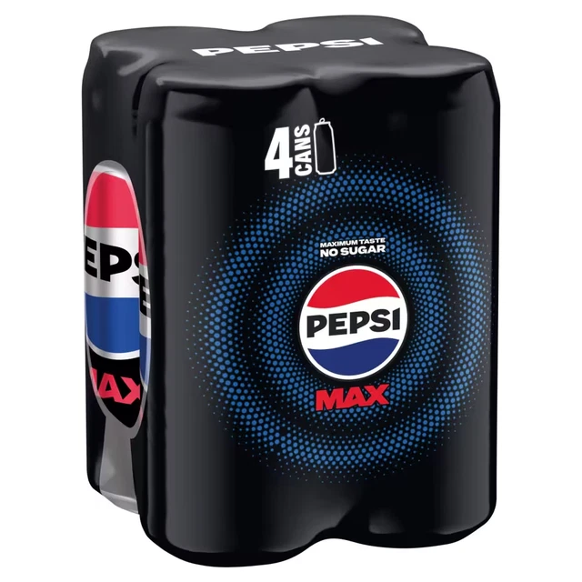 PEPSI MAX NO Sugar Soft Drink Can - 4 x 330ml £12.99 - PicClick UK