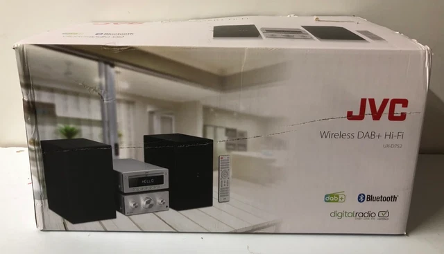 JVC UX-D752 WIRELESS Traditional Hi-Fi System Dab+ Fm Cd Bluetooth 5.3 ...