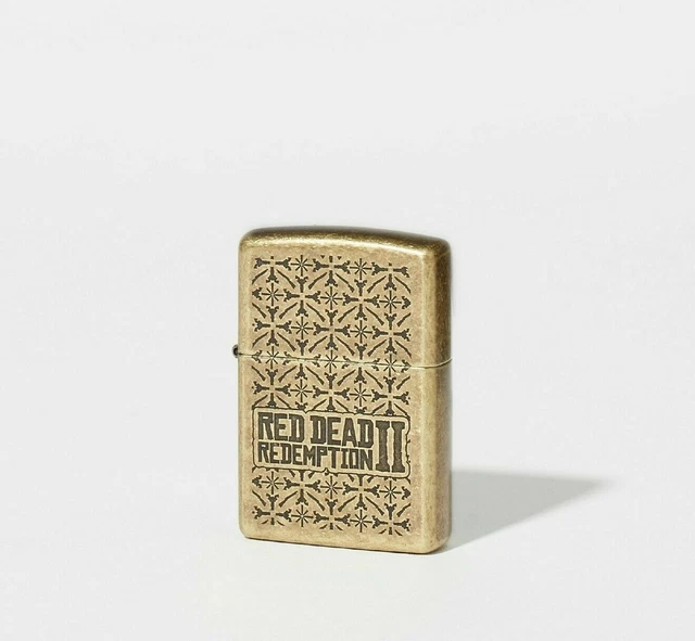 OFFICIAL RED DEAD Redemption 2 Brass Zippo Lighter Rockstar Games PS4 ...
