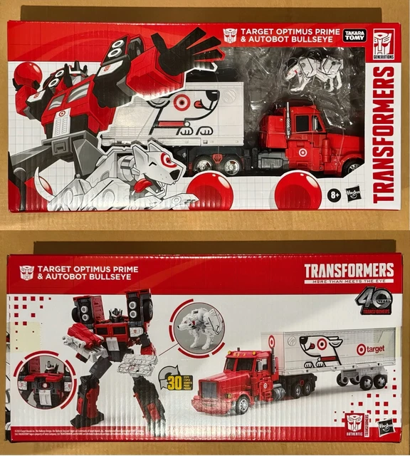 TRANSFORMERS GENERATIONS TARGET Optimus Prime & Autobot Bullseye Figure ...