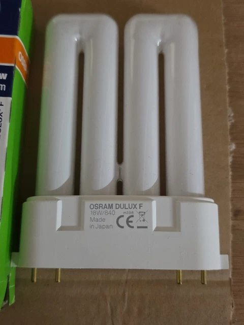 OSRAM DULUX - F 18W / 840 4 Pin 2G10 Compact Fluorescent Lamp £8.12 ...