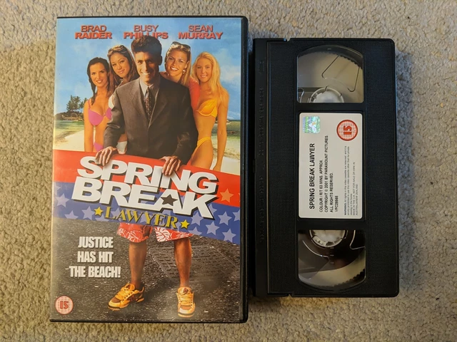 SPRING BREAK LAWYER VHS Video Big Box Ex Rental £9.99 - PicClick UK
