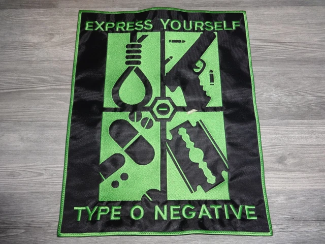 TYPE O NEGATIVE Backpatch Patch Shape Carnivore Motionless in White ...