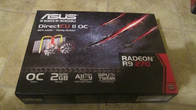 ASUS AMD RADEON R9 270 2GB GDDR5 Graphics Card $145.00 - PicClick CA