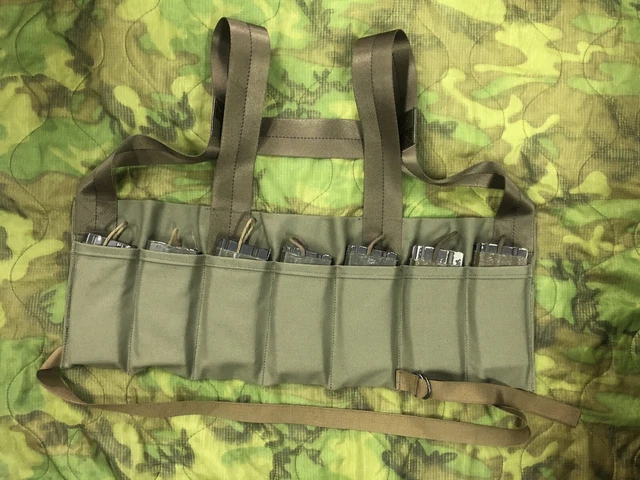 REPRO VIETNAM NAVY SEALs Canvas Rigger made Chest Rig 30 Round EA $60. ...