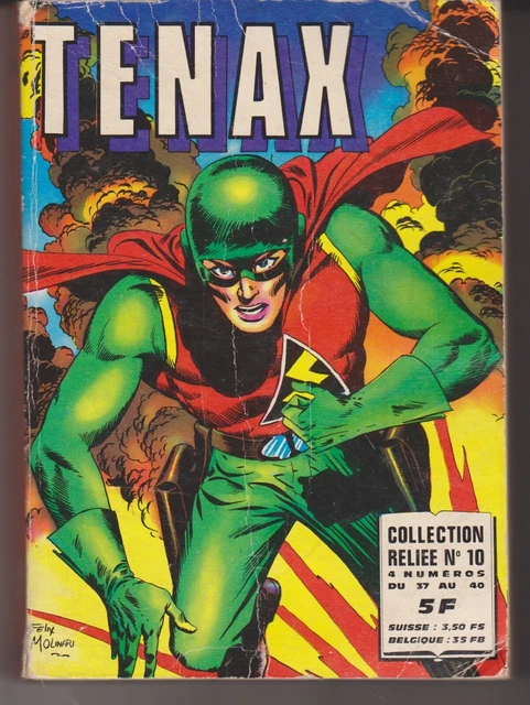 BD TENAX COLLECTION RELIE #10 du n°37au40-1974 ORTIZ SOTILLOS PORT PRIX ...