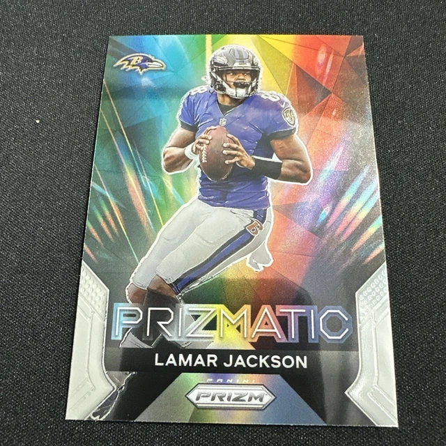 2023 PANINI PRIZM NFL Lamar Jackson insert Prizmatic SP Baltimore ...