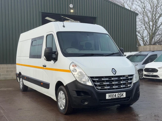 RENAULT MASTER CREW WELFARE VAN L3 H2 LWB M/ROOF LM35dCi 2.3 125 - NO ...