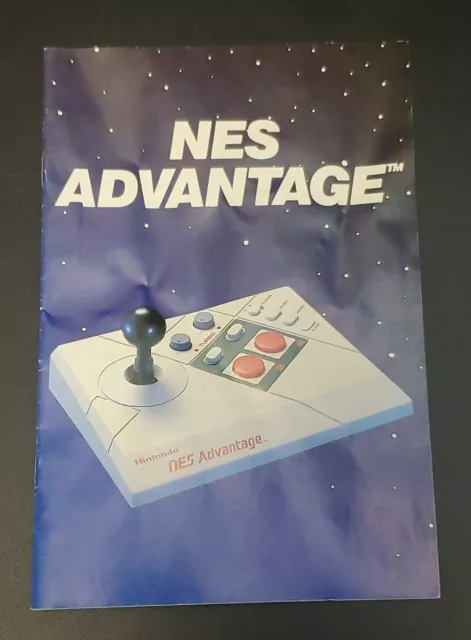 Nintendo Nes Advantage Controller Instruction Booklet Manual Only 10