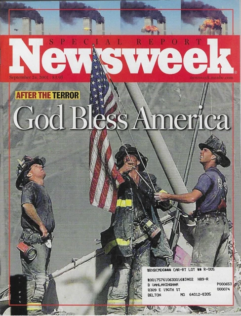 NEWSWEEK MAGAZINE SEP 24, 2001 9/11 After the Terror Twin Towers ...