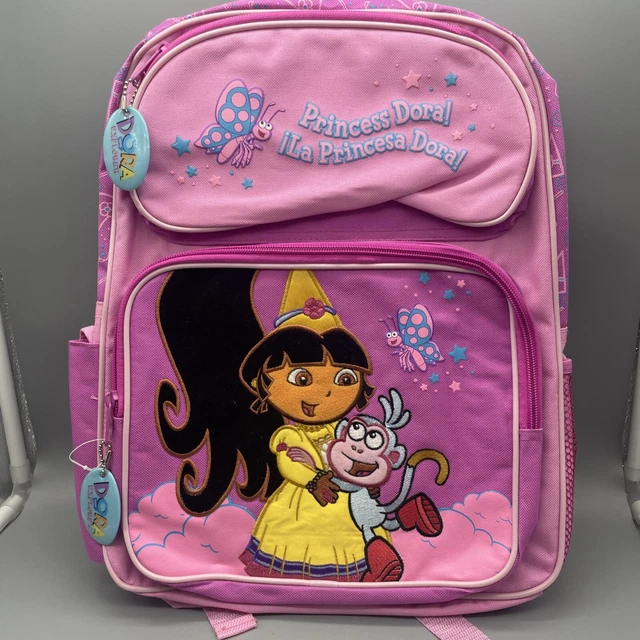 DORA THE EXPLORER and Boots Backpack 16 inch Pencil Case Princess La ...