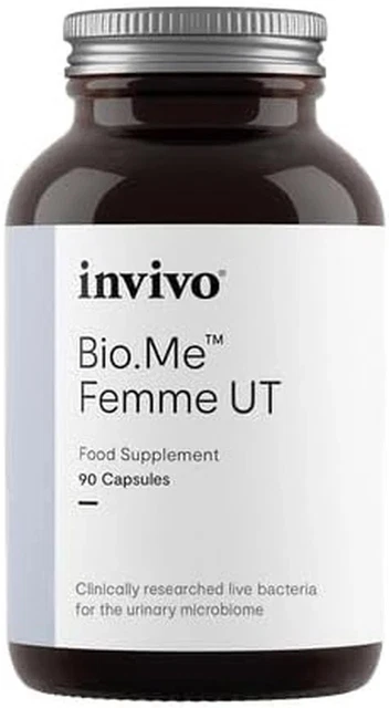BIO.ME FEMME UT 90 Capsule - Clinically Researched Live Bacteria for ...