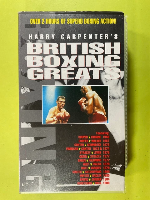 HARRY CARPENTER’S, BRITISH Boxing Greats, VHS Video Tape £4.00 ...
