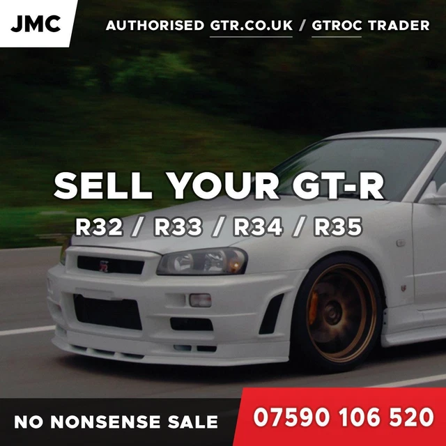 NISSAN SKYLINE GTR R32 Gtr R33 Gtr R34 Gtr R35 Gtr £100,000.00 ...