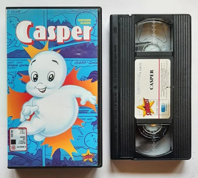 VHS CASPER FILM Animazione Cartoon Classic Stardust Videocassetta (K13 ...
