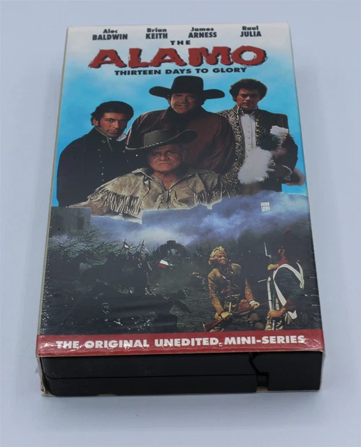 THE ALAMO THIRTEEN Days To Glory (VHS, 1995, Mini Series) - Alec ...